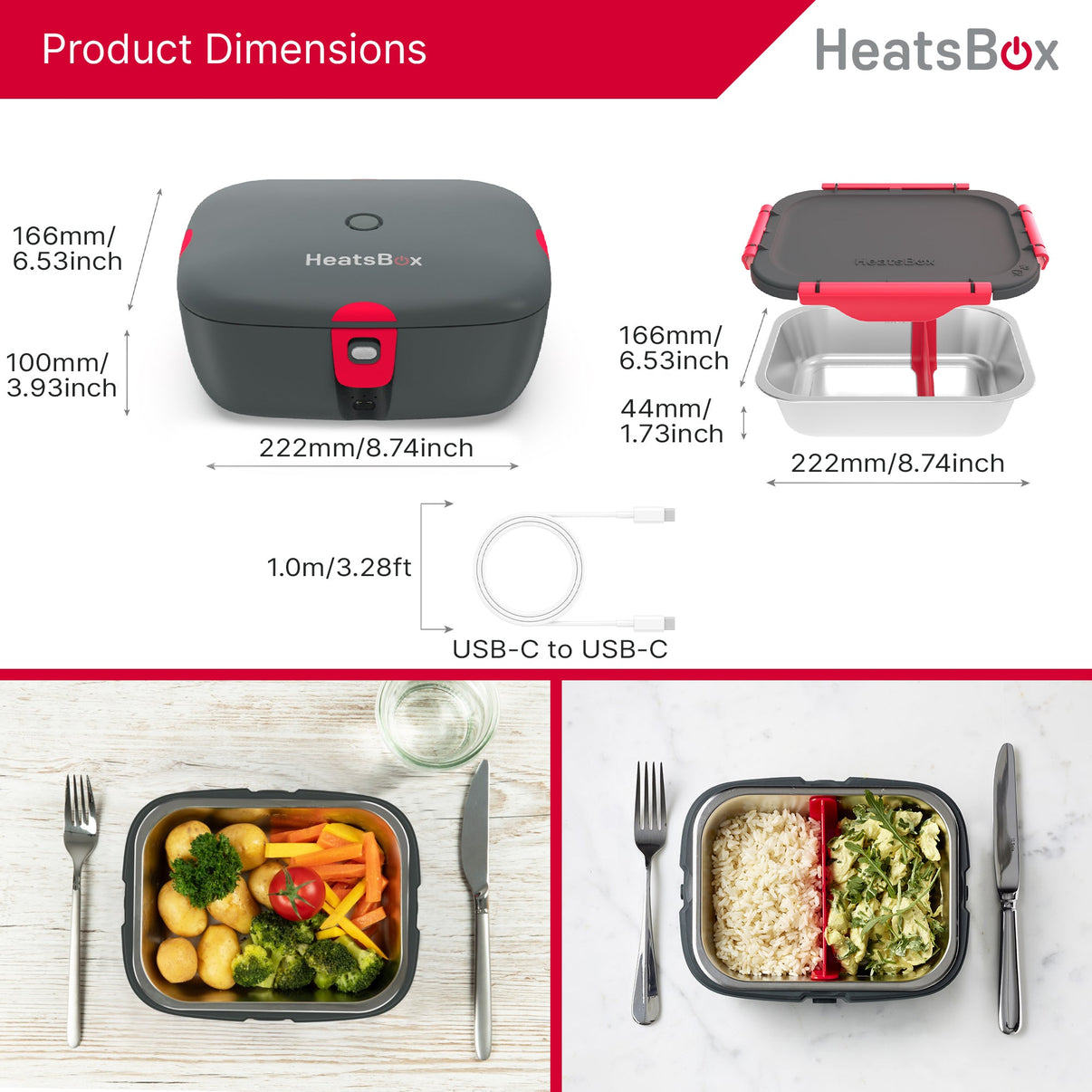 HeatsBox GO - The world’s smartest heating lunchbox