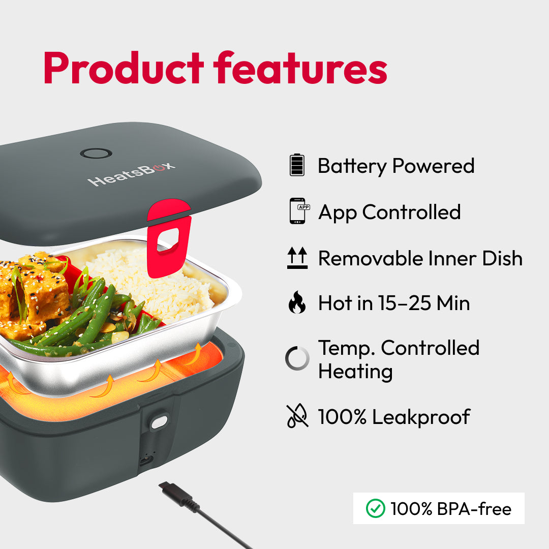 HeatsBox GO - The world’s smartest heating lunchbox