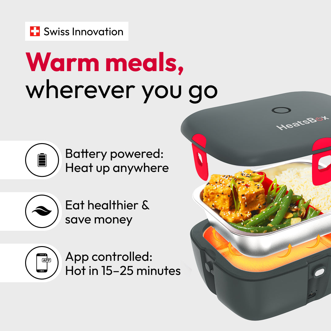 HeatsBox GO - The world’s smartest heating lunchbox