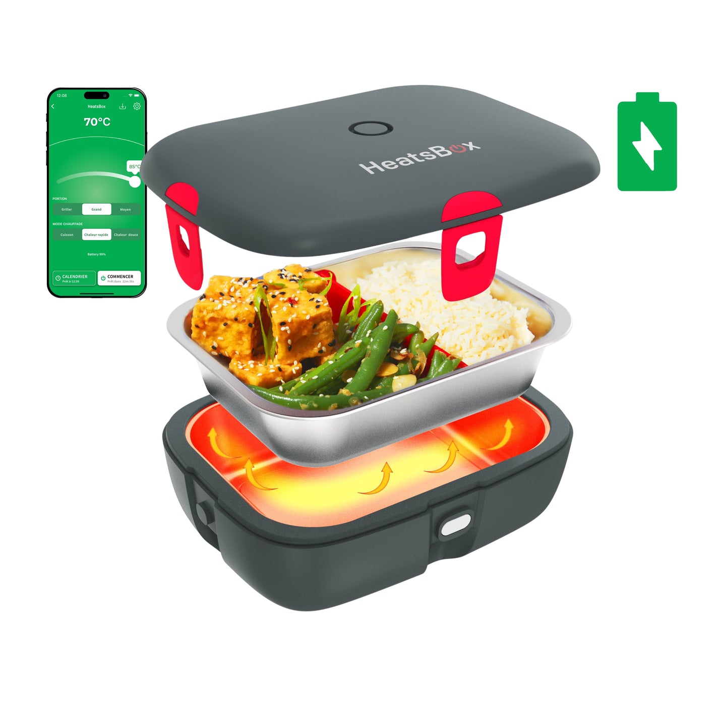 HeatsBox GO - The world’s smartest heating lunchbox
